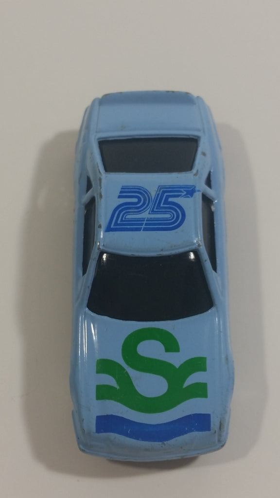 Unknown Brand Sky Blue Sports Car #25 Die Cast Toy Car Vehicle Made in ...