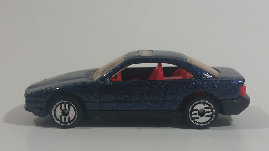 1994 Hot Wheels BMW 850i Metallic Dark Blue Die Cast Toy Car Vehicle ...