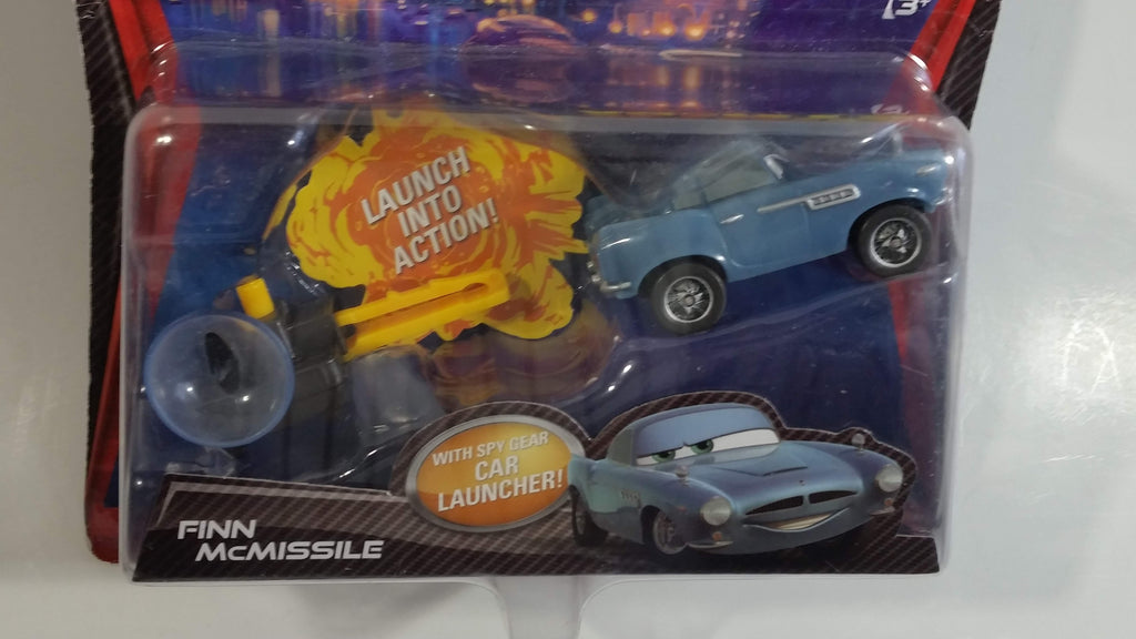 2010 Mattel Disney Pixar Cars 2 Action Agents Finn McMissle Blue Die C ...