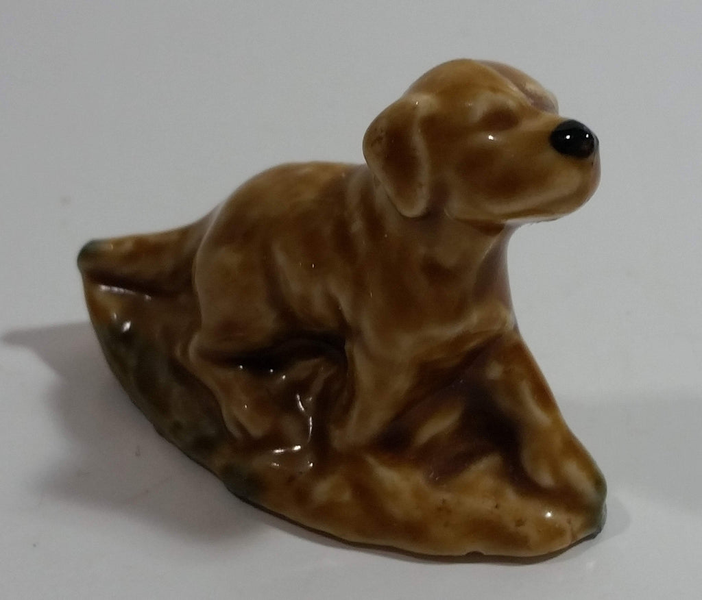Vintage Wade England Red Rose Tea Labrador Retriever Puppy Dog Miniatu ...