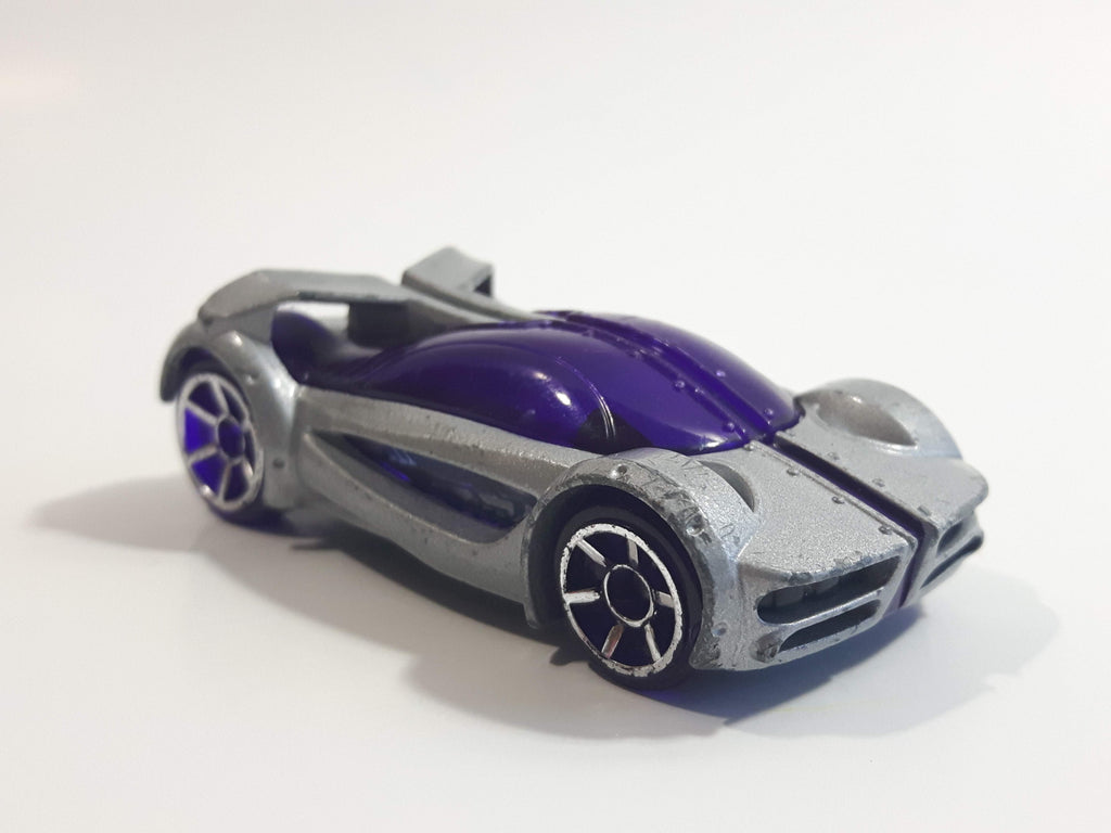 2005 Hot Wheels AcceleRacers Iridium Silver Die Cast Toy Car Vehicle ...