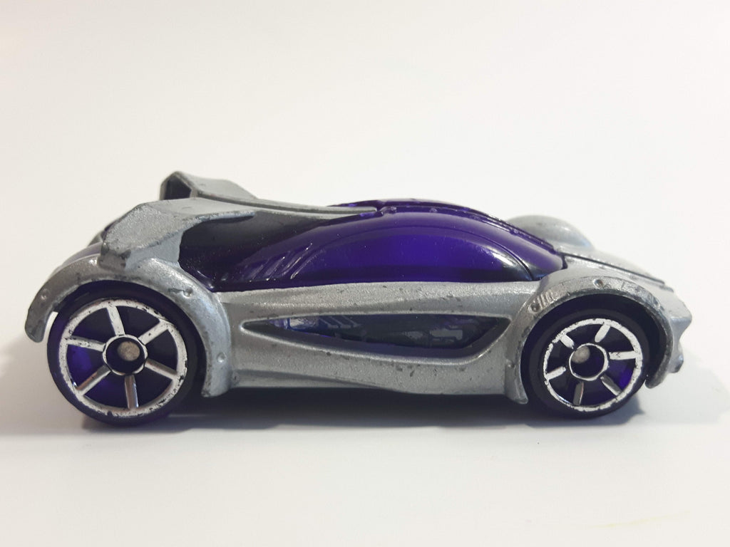 2005 Hot Wheels AcceleRacers Iridium Silver Die Cast Toy Car Vehicle ...