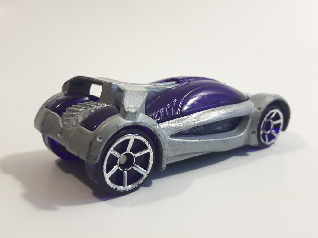 2005 Hot Wheels AcceleRacers Iridium Silver Die Cast Toy Car Vehicle ...