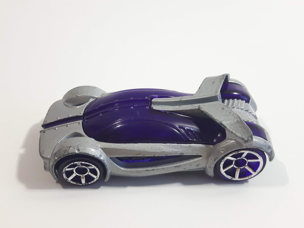 2005 Hot Wheels AcceleRacers Iridium Silver Die Cast Toy Car Vehicle ...