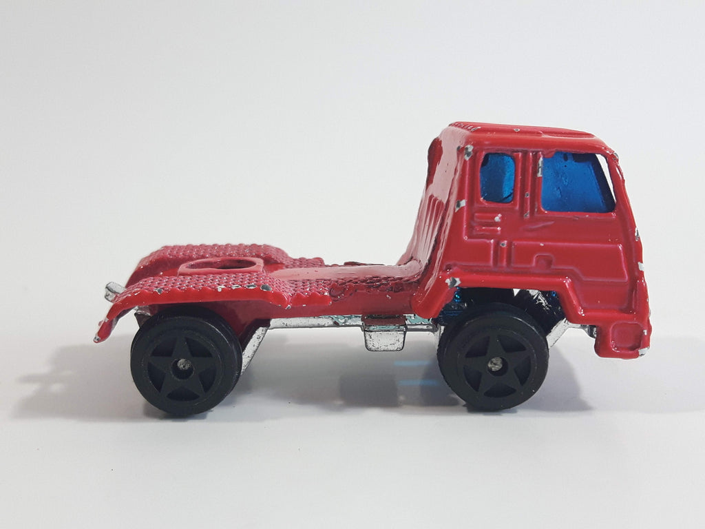 Unknown Brand Semi Tractor Truck Red Die Cast Toy Car Vehicle ...