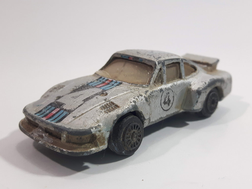 Vintage Zee Toys Dyna Wheels D55 Porsche 935 Turbo #4 Silver Grey Die ...