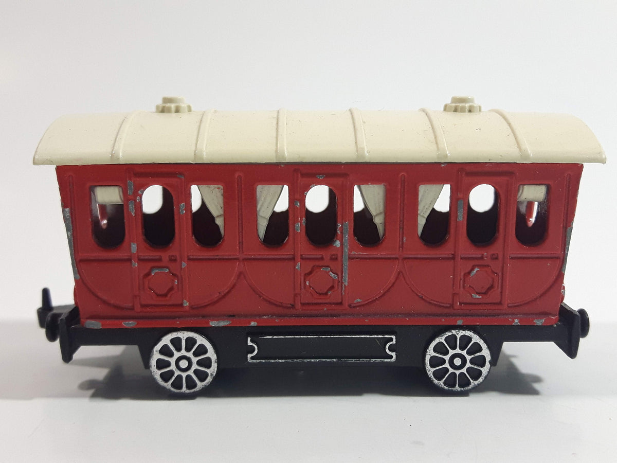 Vintage Majorette Train Passenger Car Red 1/87 Scale Die Cast Toy Car ...