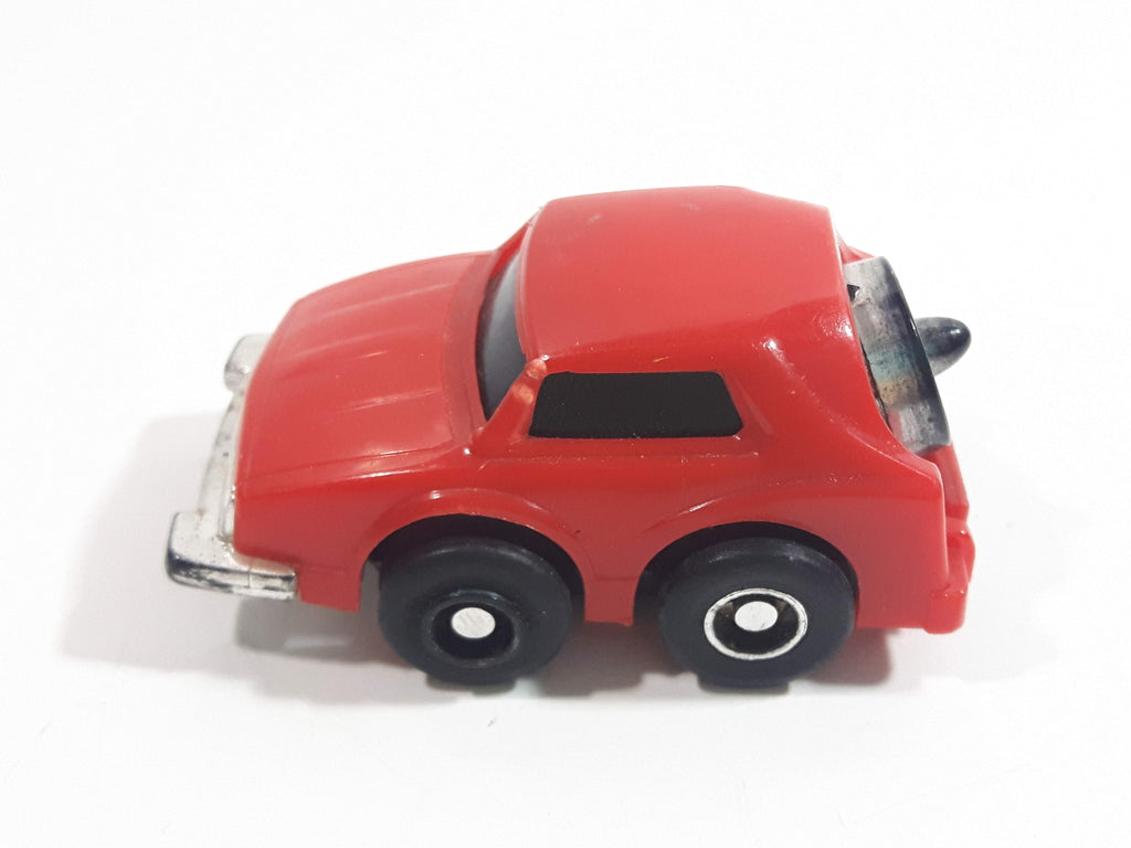Vintage Nomura Turbo Red Plastic Friction Toy Car Vehicle with Spinnin ...