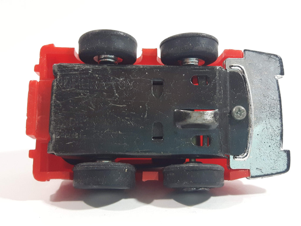 Vintage Nomura Turbo Red Plastic Friction Toy Car Vehicle with Spinnin ...