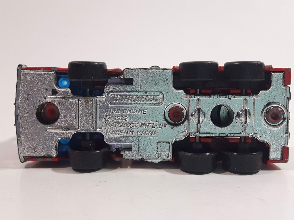 1982 Matchbox Fire Engine Ladder Truck Red Die Cast Toy Car Emergency ...