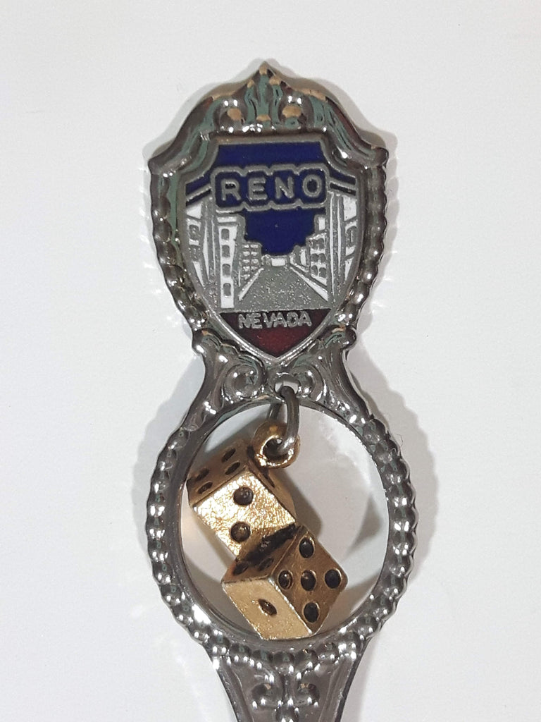 Reno, Nevada Dice Charm Metal Spoon Travel Souvenir – Treasure Valley ...