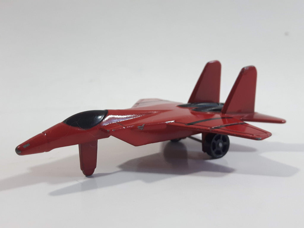 Fighter Jet Army Red Die Cast Toy Airplane Aircraft Vehicle – Treasure ...
