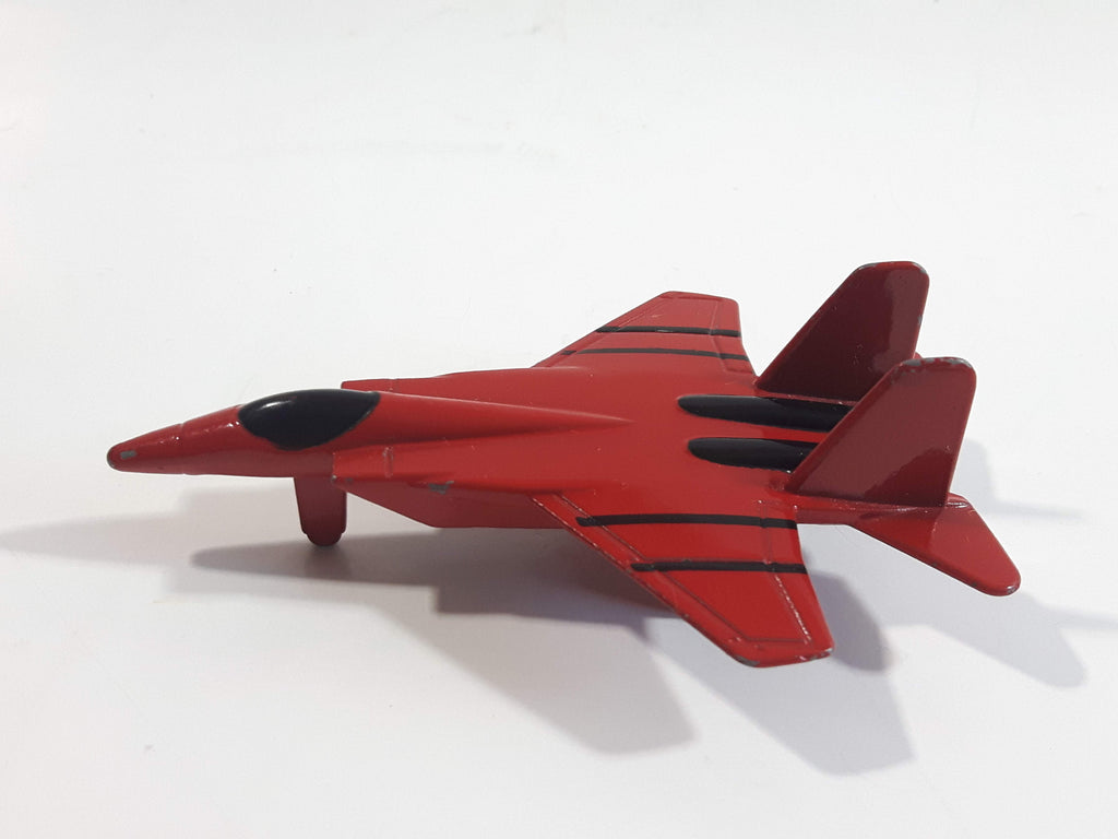 Fighter Jet Army Red Die Cast Toy Airplane Aircraft Vehicle – Treasure ...