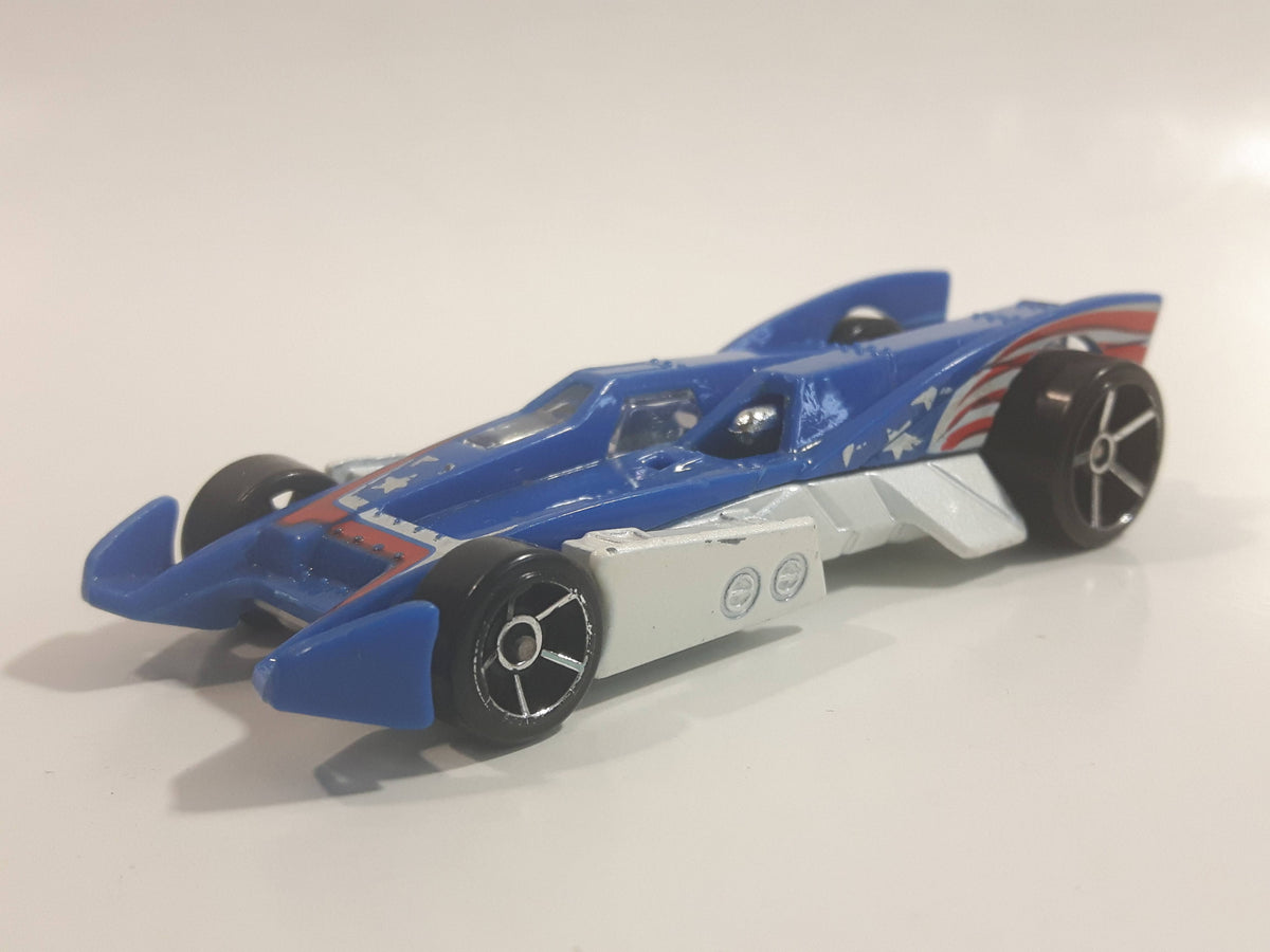 2009 Hot Wheels Track Stars RD-10 Blue Die Cast Toy Car Vehicle ...