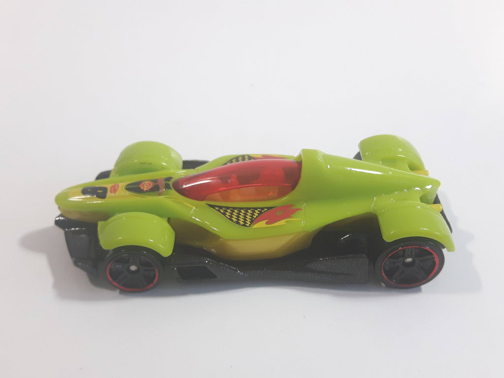 2012 Hot Wheels Code Cars Formula Street Lime Green Yellow and Black D ...