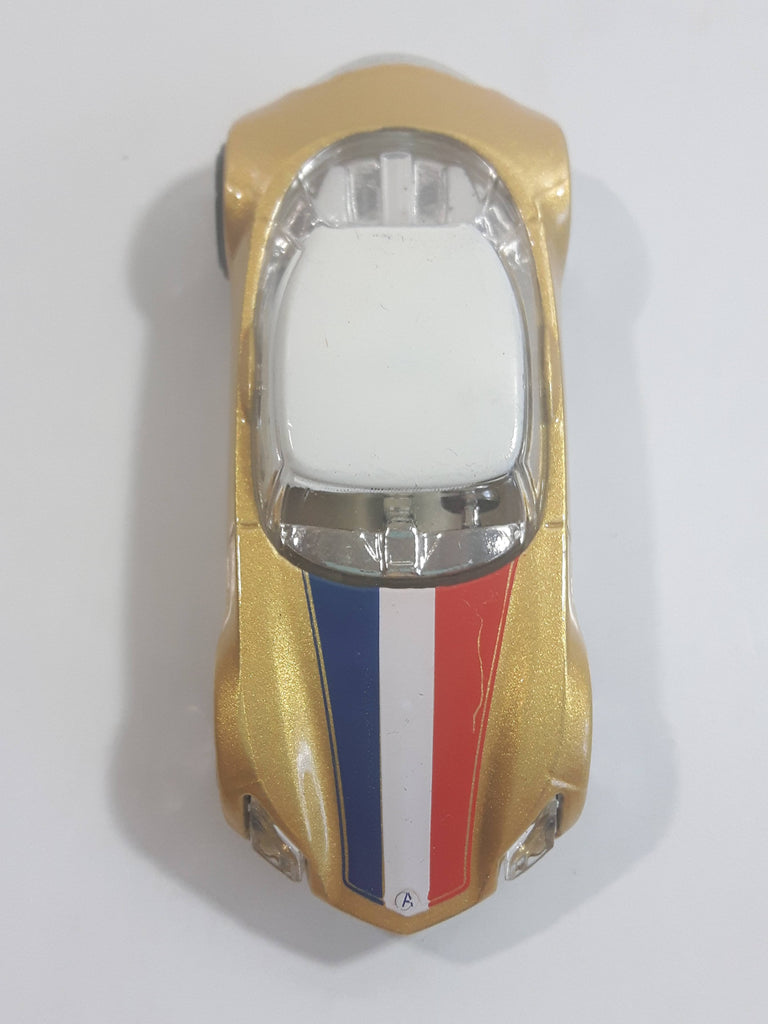 2009 Hot Wheels Avant Garde Metallic Gold Die Cast Toy Car Vehicle ...