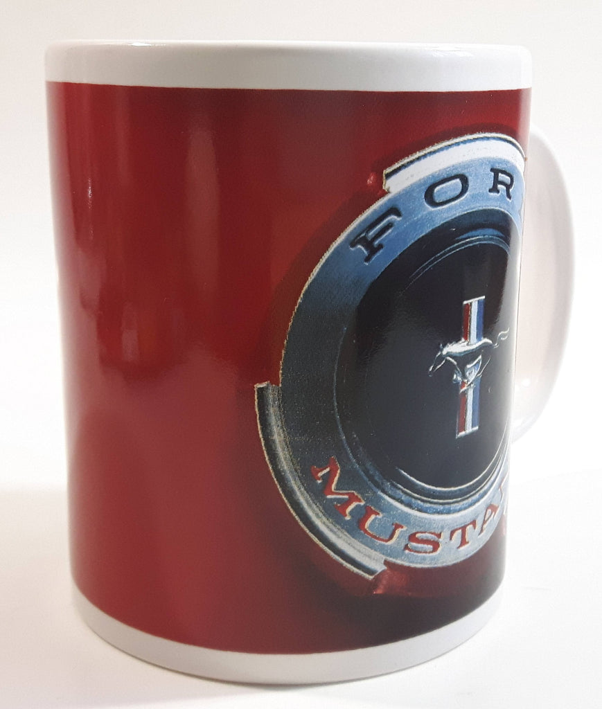 Ford Mustang Red and White Ceramic Coffee Mug – Treasure Valley ...