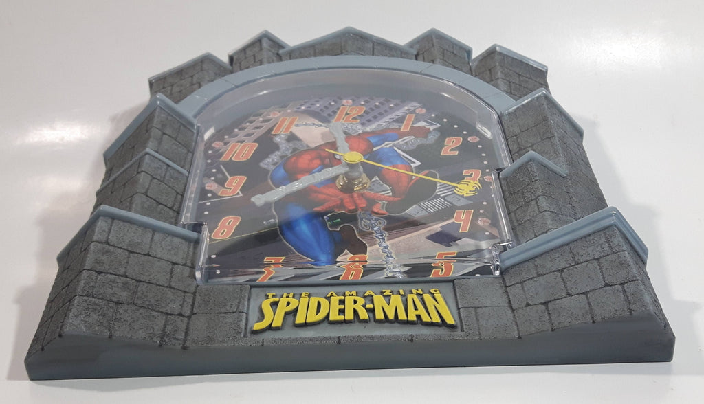 The Amazing Spider-Man 3D Castle Shaped Plastic Wall Clock – Treasure ...