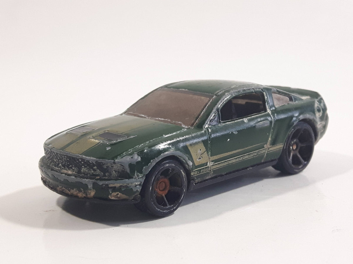 2010 Hot Wheels Faster Than Ever '07 Shelby GT500 Dark Green Die Cast ...