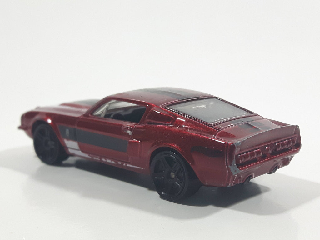 2011 Hot Wheels Muscle Mania '67 Shelby GT500 Metallic Red Die Cast To ...