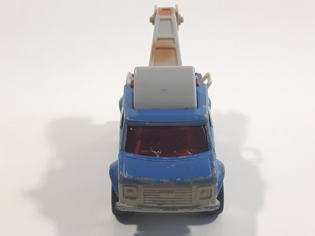 1999 Matchbox Scrapyard Breakdown Van Matte Blue Die Cast Toy Car Vehi ...
