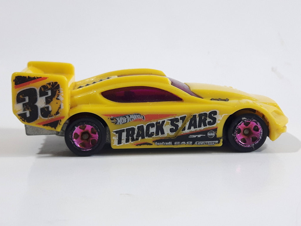2017 Hot Wheels Track Stars Time Tracker Yellow Die Cast Toy Car Vehic ...