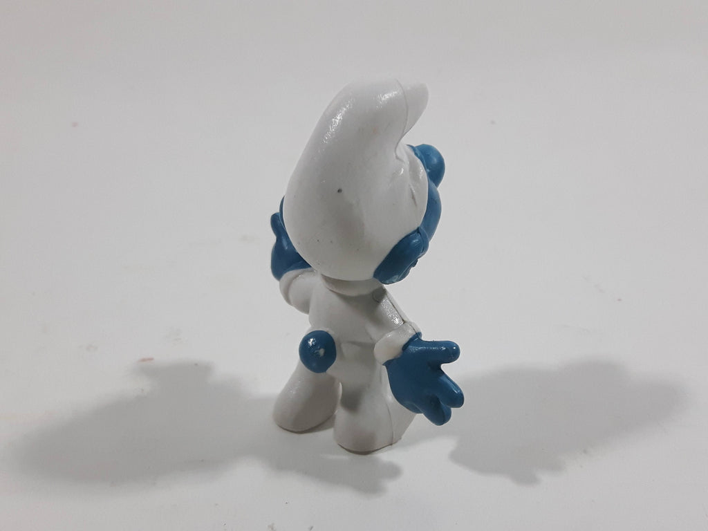 Vintage Peyo Smurf Character Astronaut PVC Toy Figure Missing The Helm ...