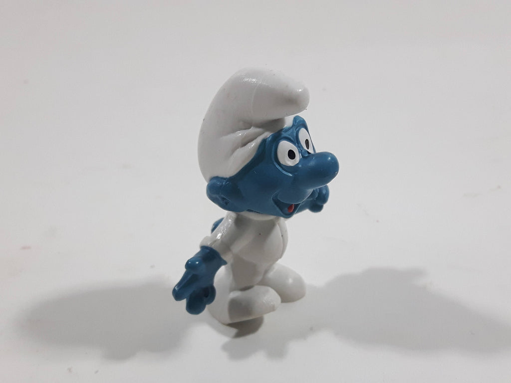 Vintage Peyo Smurf Character Astronaut PVC Toy Figure Missing The Helm ...