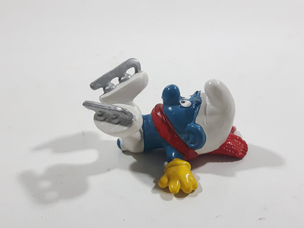 Vintage 1979 Peyo Smurf Character Olympic Athlete Running with Torch P ...
