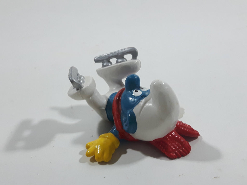 Vintage 1979 Peyo Smurf Character Olympic Athlete Running with Torch P ...