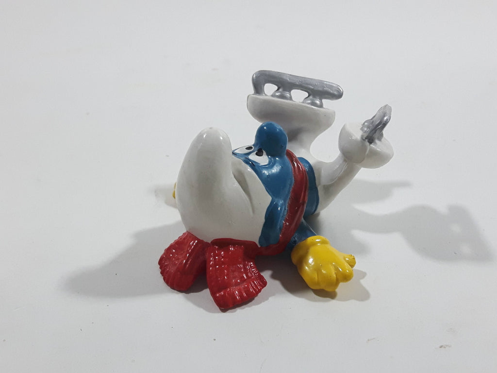 Vintage 1979 Peyo Smurf Character Olympic Athlete Running with Torch P ...