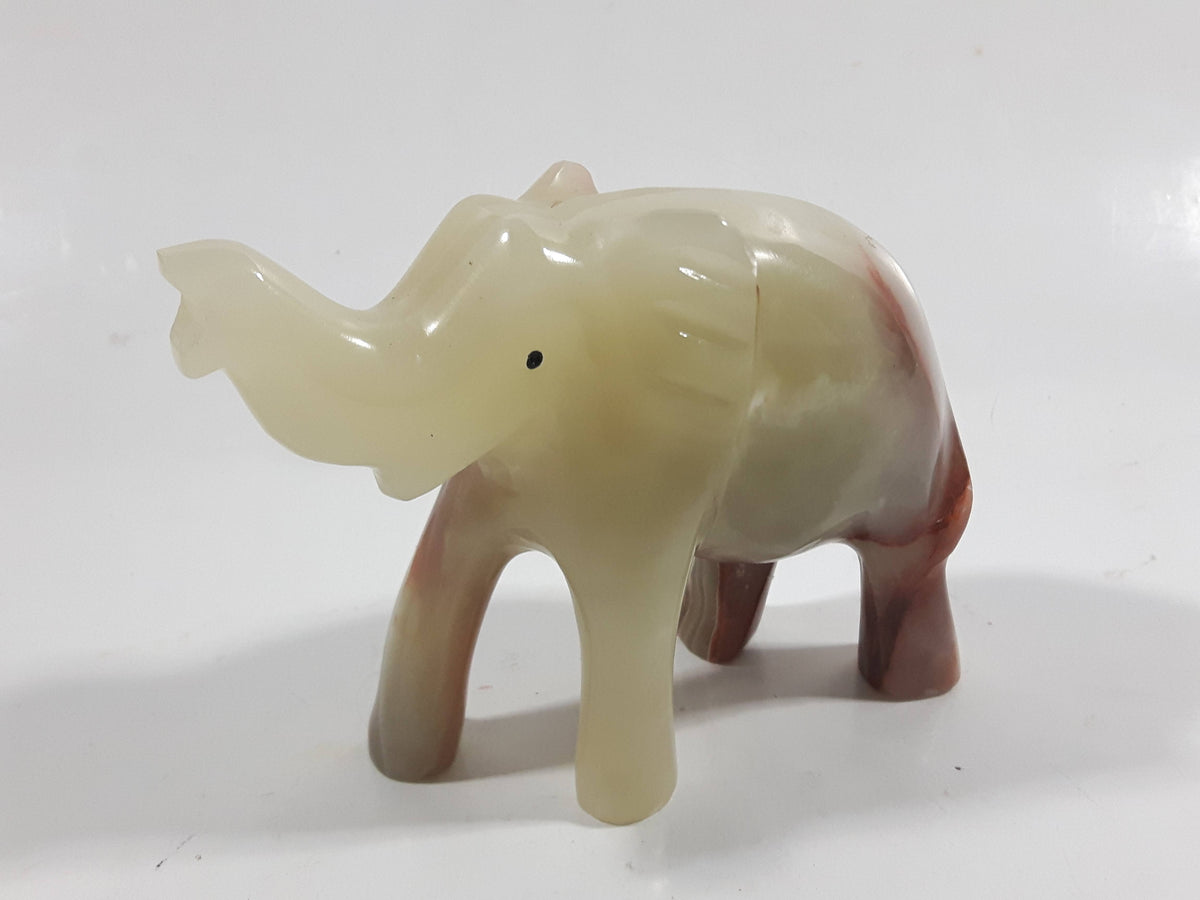 Marble Alabaster Hand Carved Elephant Sculpture – Treasure Valley ...