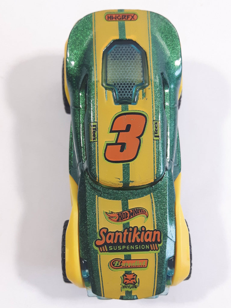 2019 Hot Wheels Experimotors Hyper Rocker Metalflake Green Die Cast To ...