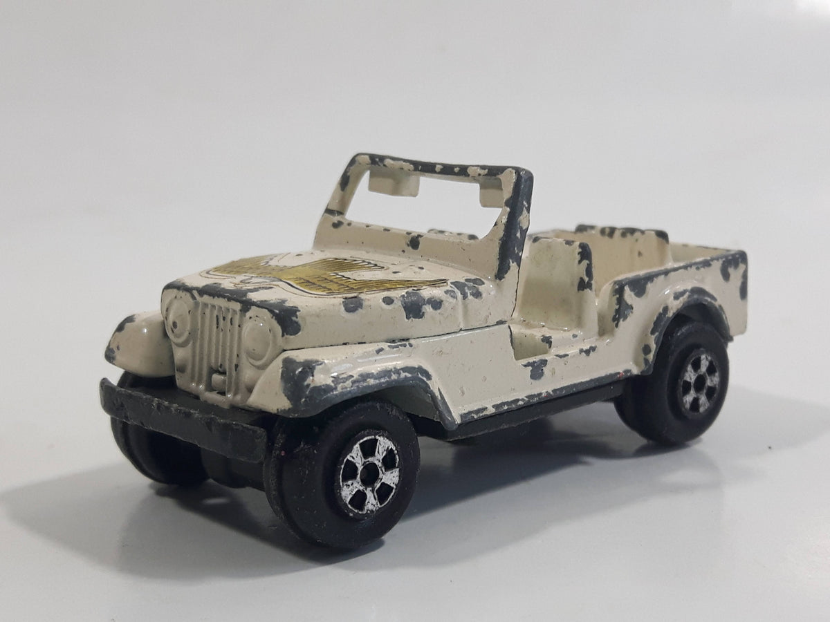 Vintage 1981 ERTL Dukes of Hazzard Daisy Duke's Jeep White Cream Die C ...