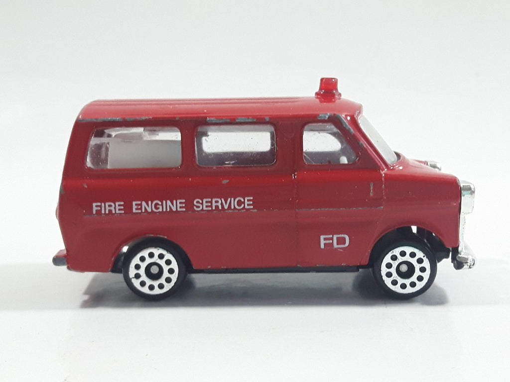 Vintage 1977 Zylmex P335 Fire Fighting Ford Van Red Die Cast Toy Car V ...