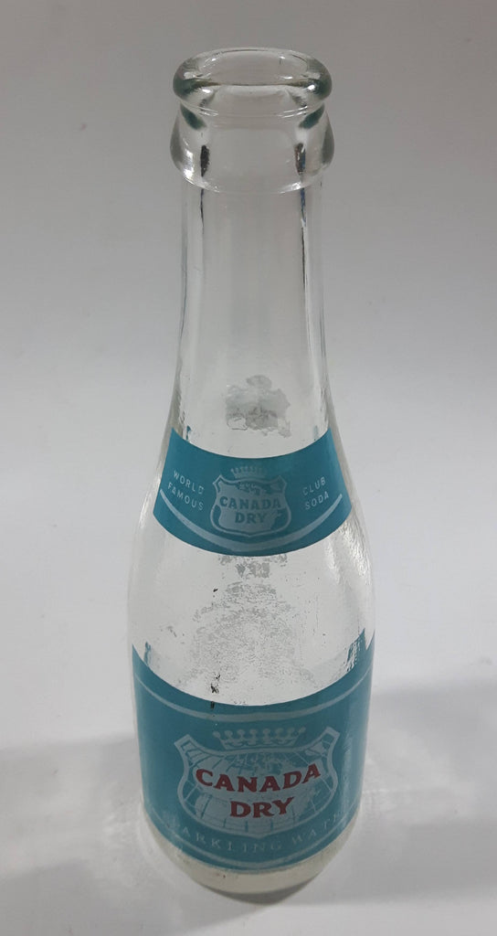 Vintage Canada Dry Sparkling Water Glass Beverage Bottle World Famous ...