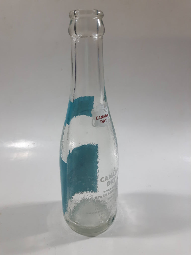 Vintage Canada Dry Sparkling Water Glass Beverage Bottle World Famous ...