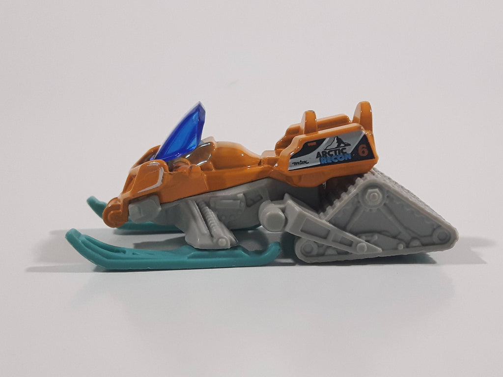 2018 Matchbox Ice Voyagers Snow Ripper Snow Sled Yellow Grey Die Cast ...