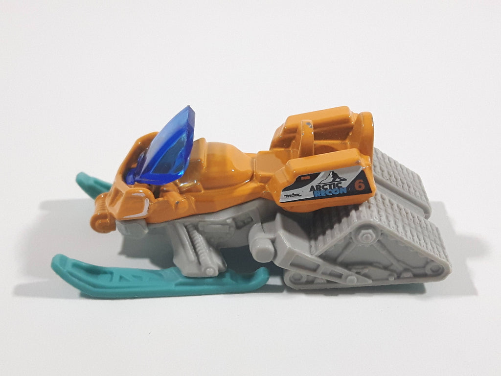 2018 Matchbox Ice Voyagers Snow Ripper Snow Sled Yellow Grey Die Cast ...