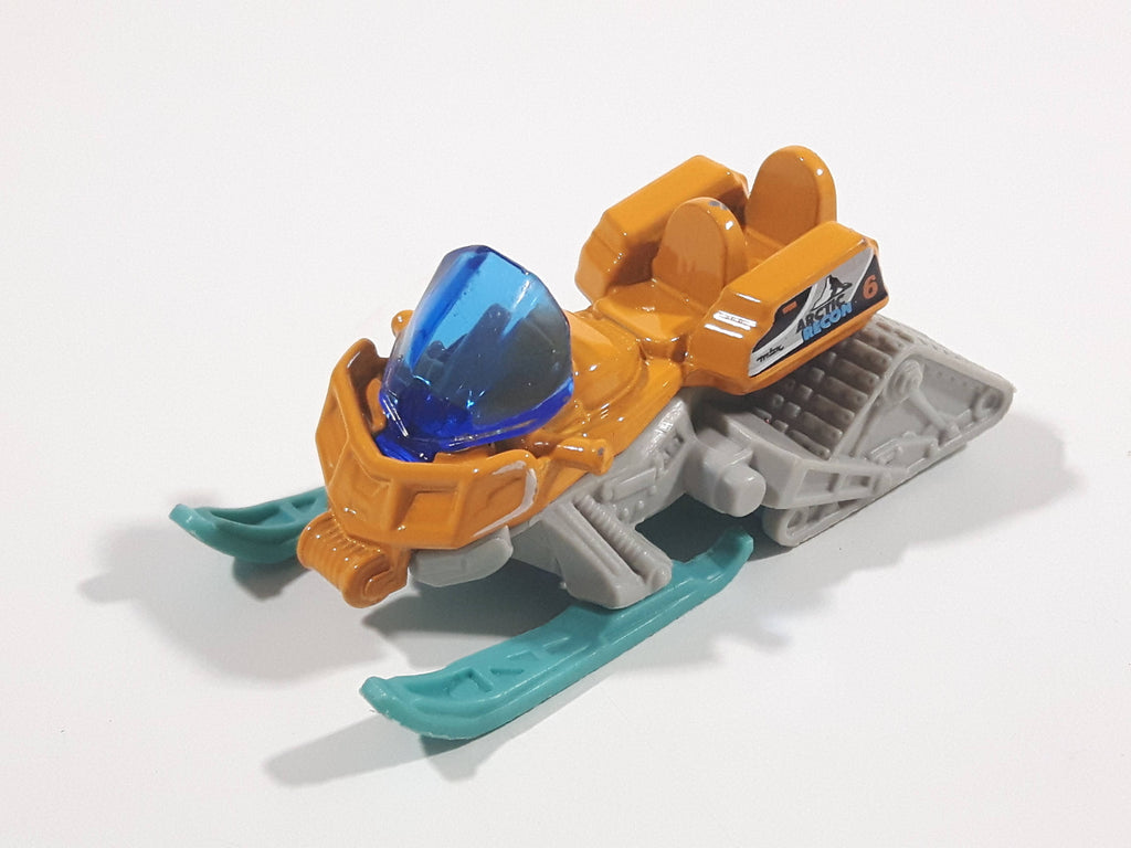 2018 Matchbox Ice Voyagers Snow Ripper Snow Sled Yellow Grey Die Cast ...