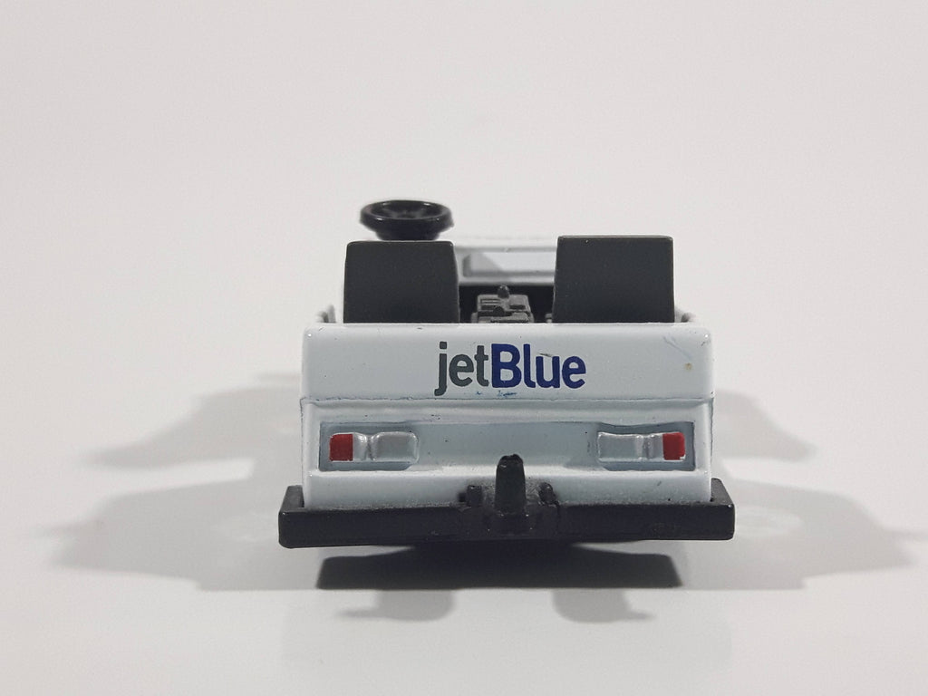 JetBlue Airport Service Luggage Trolley Cart White Die Cast Toy Car Ve ...