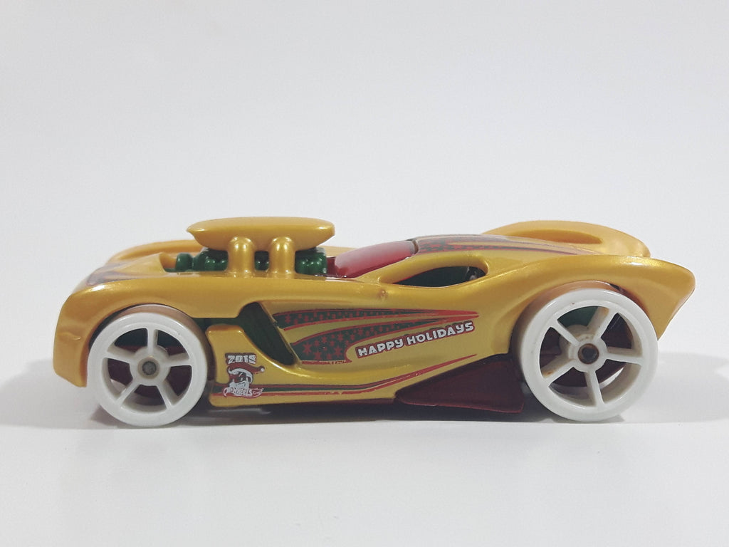 2017 Hot Wheels Holiday Racers 16 Angels Gold Die Cast Toy Car Vehicle ...