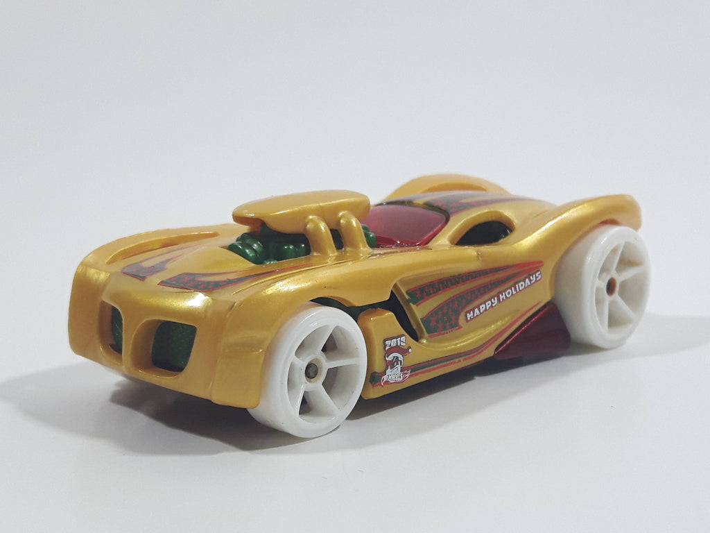 2017 Hot Wheels Holiday Racers 16 Angels Gold Die Cast Toy Car Vehicle ...