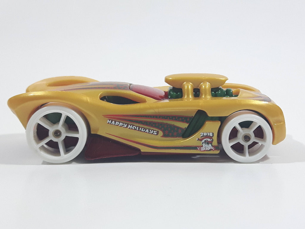 2017 Hot Wheels Holiday Racers 16 Angels Gold Die Cast Toy Car Vehicle ...