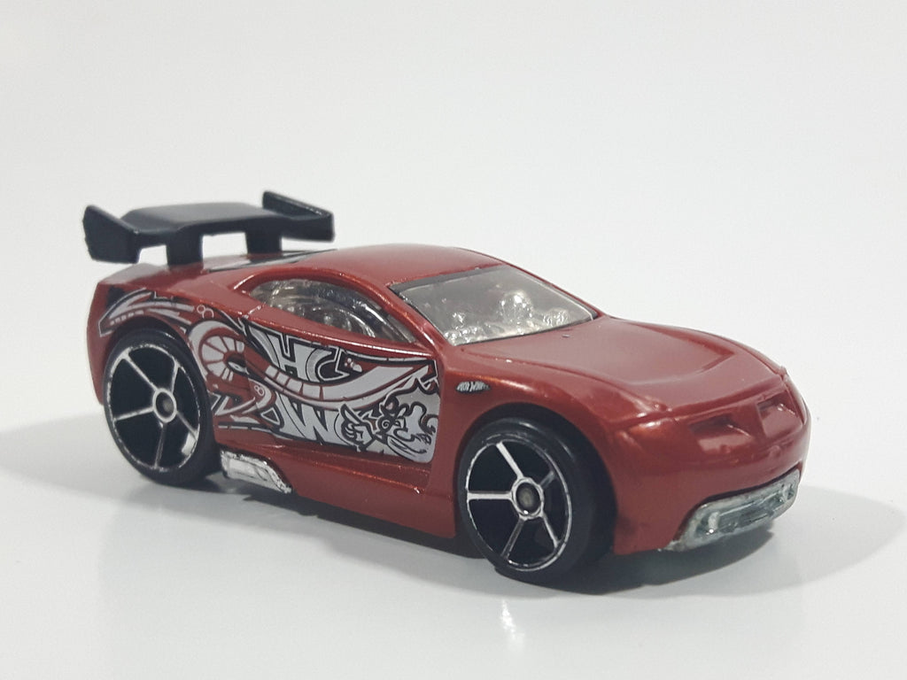 2011 Hot Wheels Graffiti Rides Power Rage Metalflake Dark Red Brown Di ...