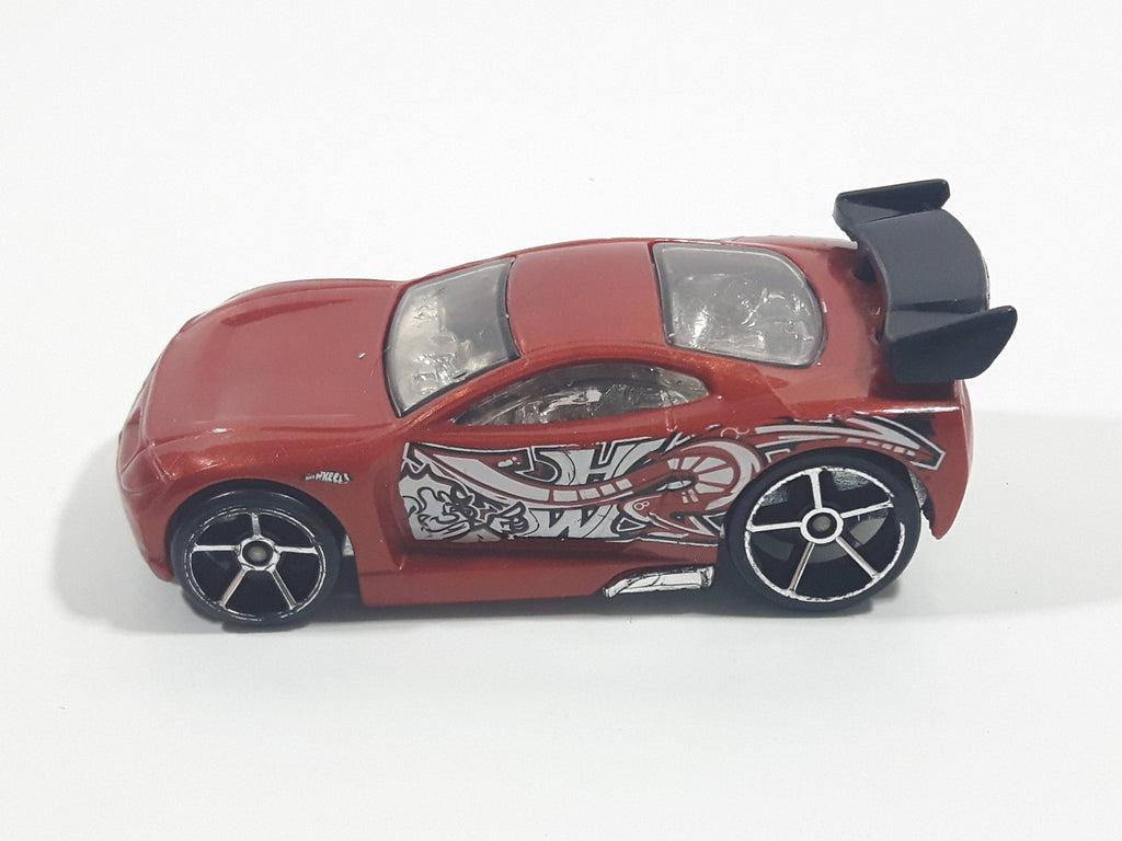 2011 Hot Wheels Graffiti Rides Power Rage Metalflake Dark Red Brown Di ...