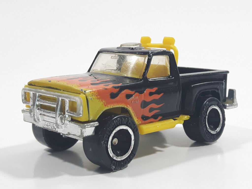 1998 Matchbox Rugged Riders Flareside Pick-Up Truck Black 1/76 Scale D ...