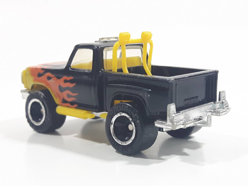 1998 Matchbox Rugged Riders Flareside Pick-Up Truck Black 1/76 Scale D ...