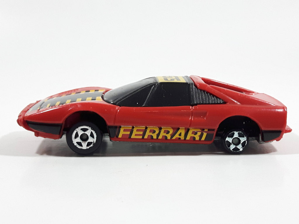 Vintage 1980 Kidco Burnin' Key Cars Ferrari GTS Red Plastic Body Toy C ...