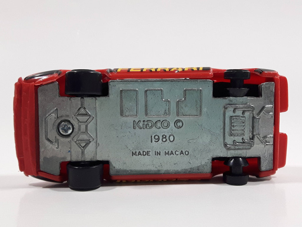 Vintage 1980 Kidco Burnin' Key Cars Ferrari GTS Red Plastic Body Toy C ...